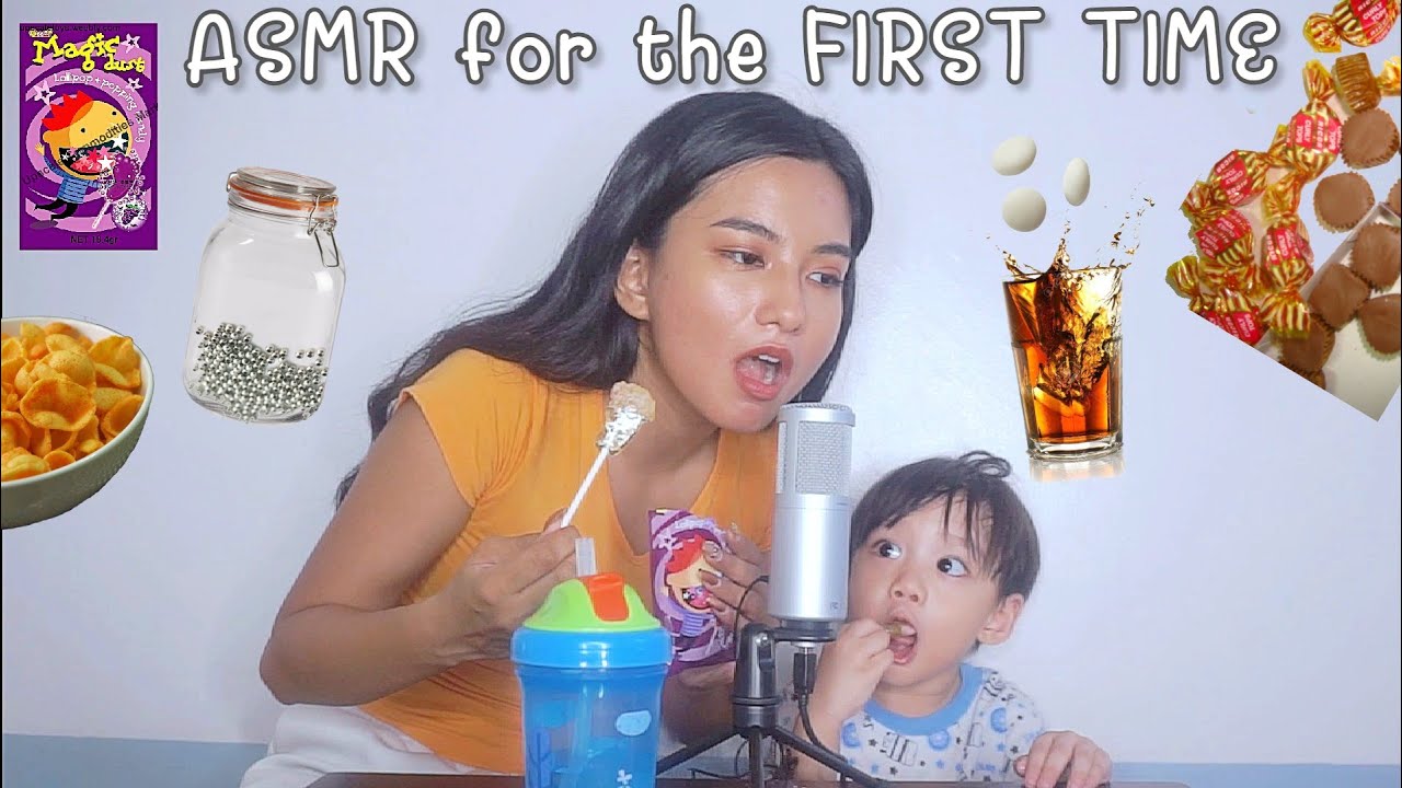 I tried ASMR with my nephew | Earphones on please - YouTube