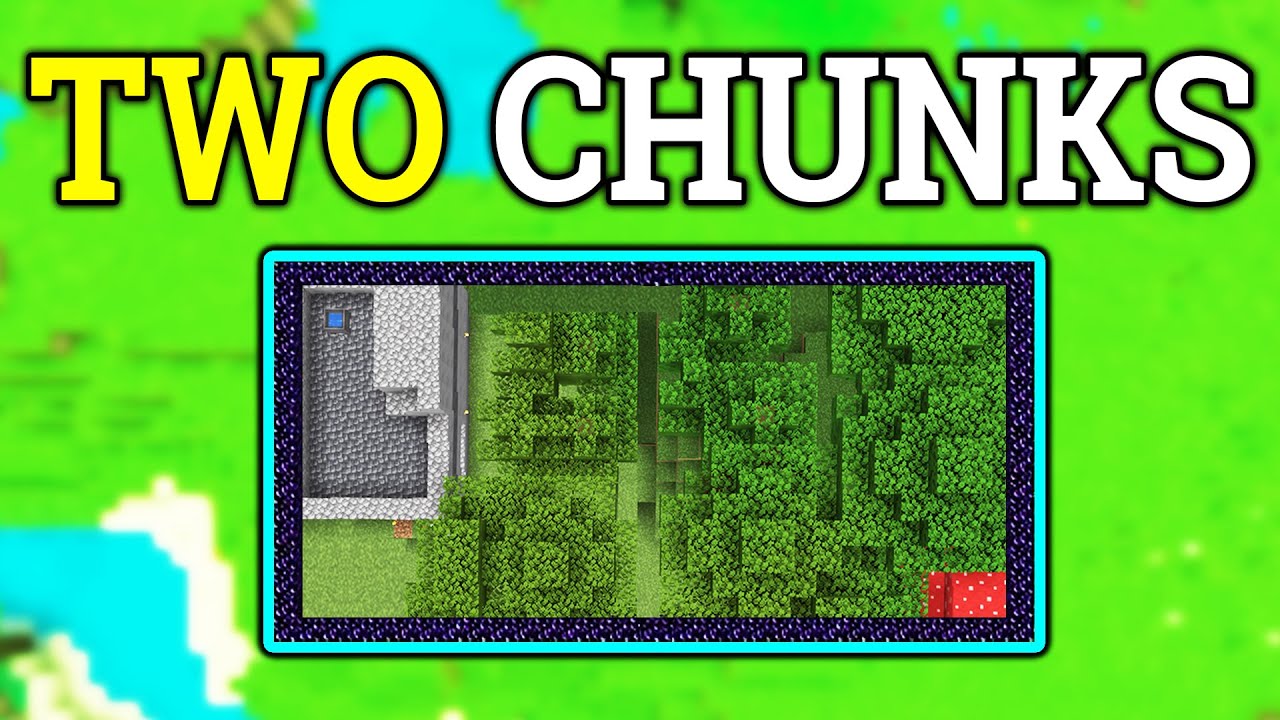 Minecraft but I limit myself to two chunks - YouTube