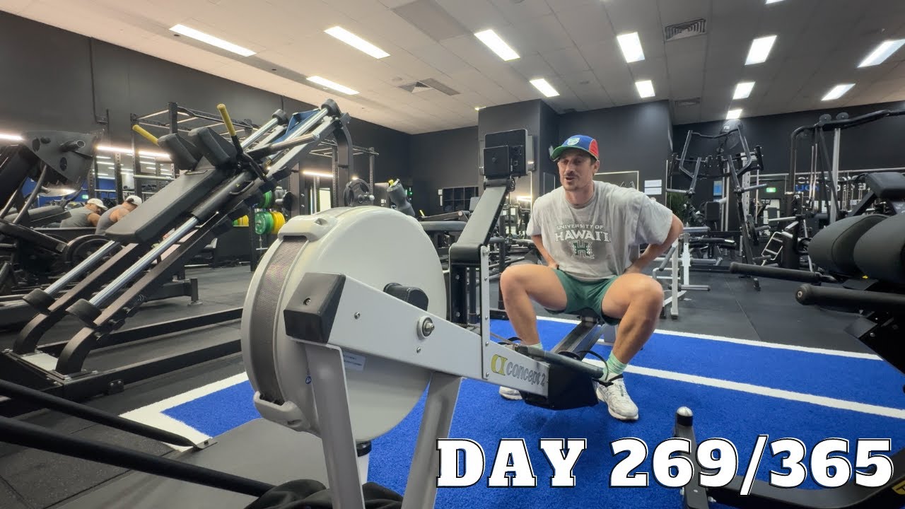 Day 269: 25min on the ROWER CHALLENGE - YouTube