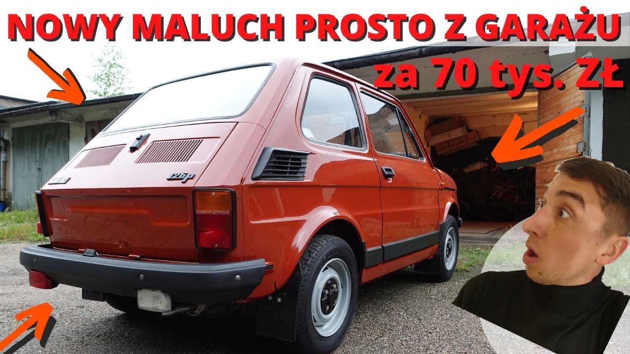PRAWIE NOWY MALUCH za 70 tys. zł! Oglądamy na żywo + BONUS Fiat 125p ...