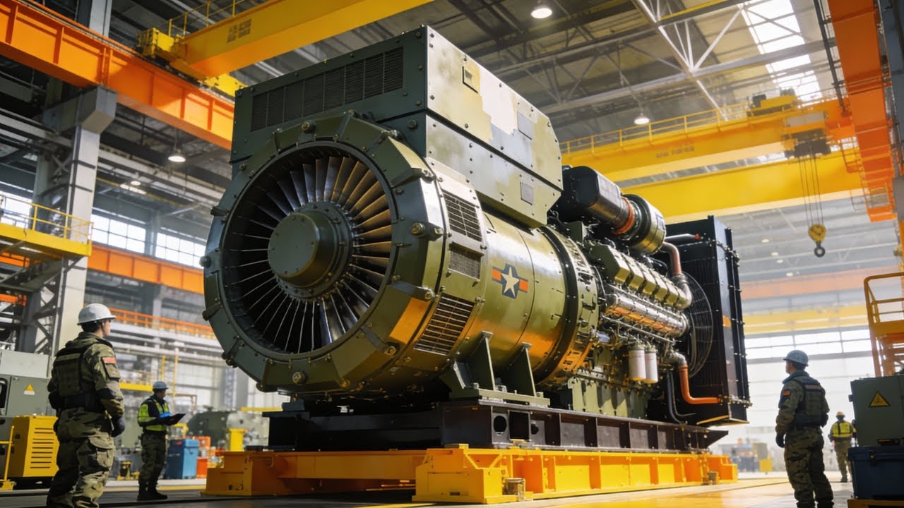 Inside a Modern Military Power Systems Factory: From Generators to ...