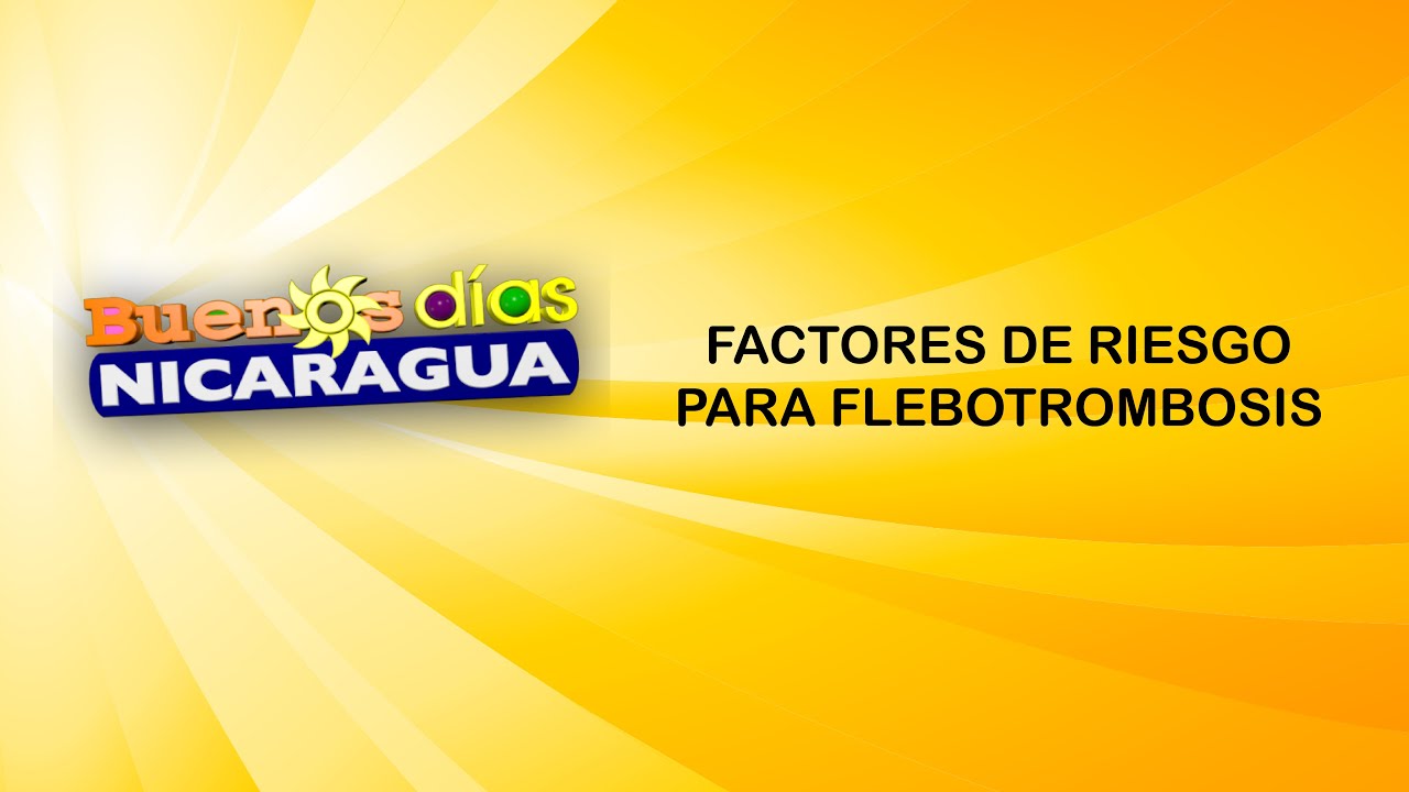 Factores de riesgo para Flebotrombosis - YouTube