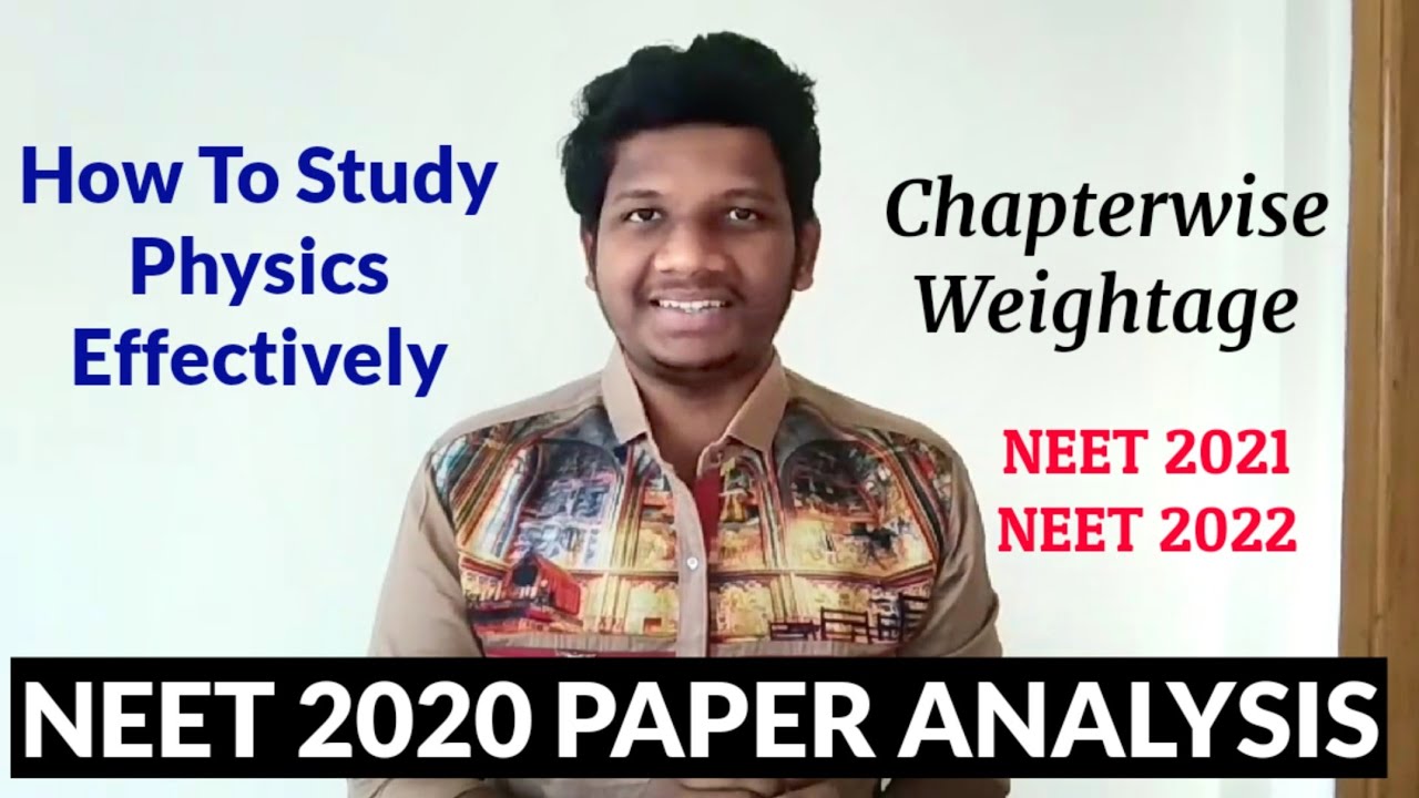How To Study Physics For Neet 2021 Effectively Neet 2020 Physics High how-to-study-physics-for-neet-2021-effectively-neet-2020-physics-high
