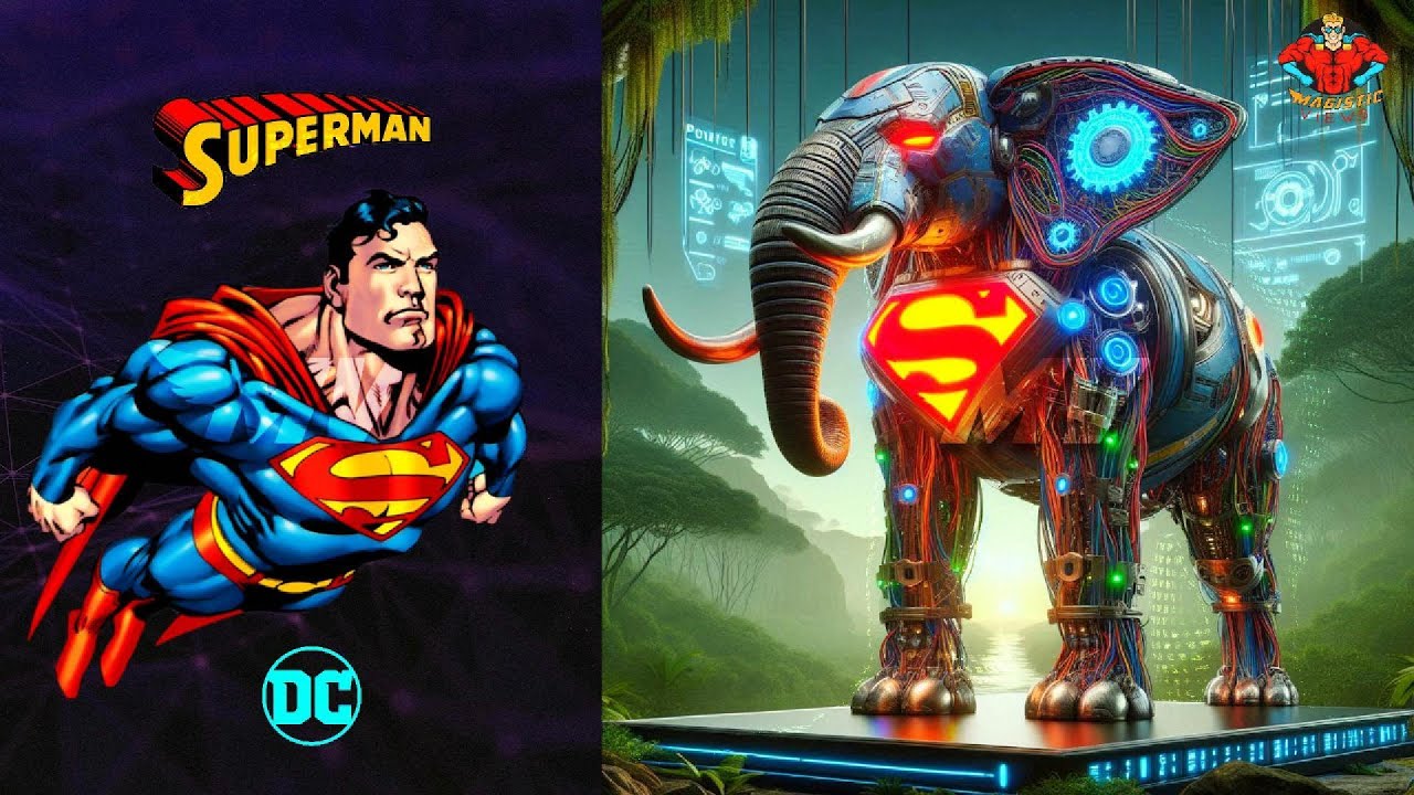 Marvel Takes on DC in the EPIC Robot Elephant Battle! - YouTube