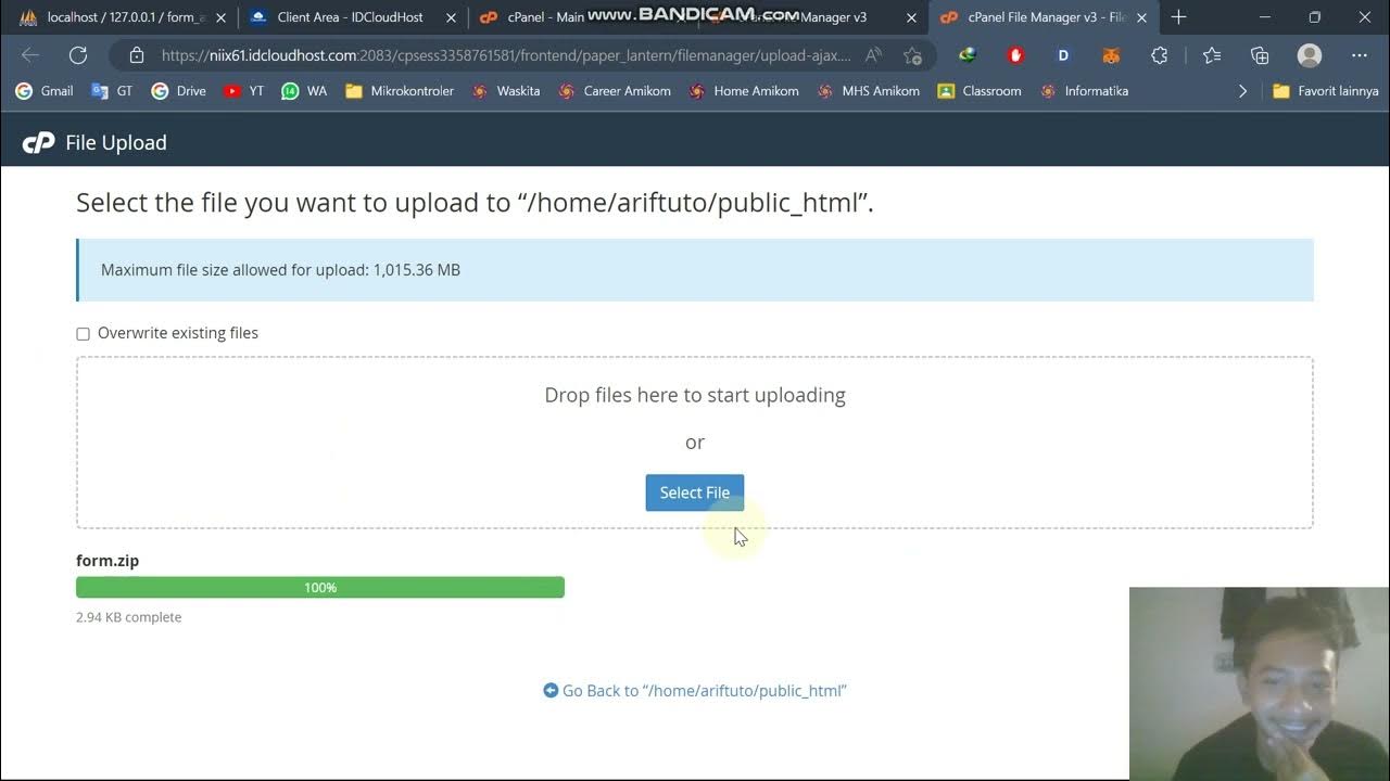 Tutorial Cara Upload Ke Hosting Menggunakan IDCLOUDHOST - YouTube