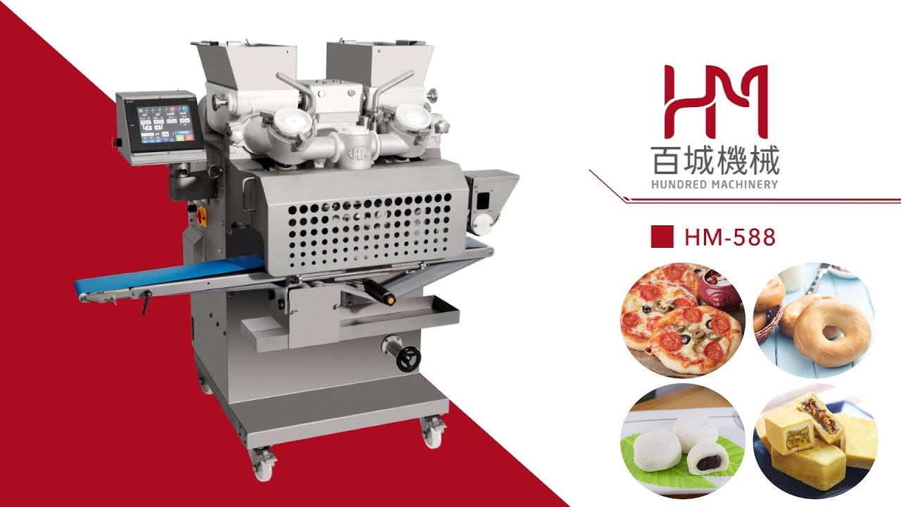 HM-588 Auto Encrusting Machine - YouTube