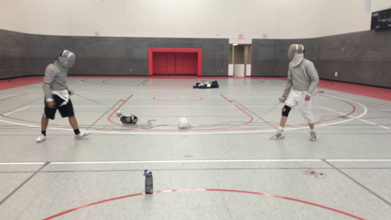 leon paul pebble scoring box Saber Fencing - YouTube