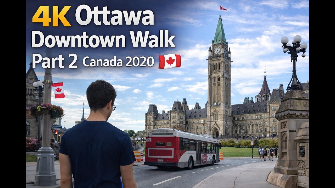 4K Ottawa Downtown Walk Part 2 Canada 2020 - YouTube
