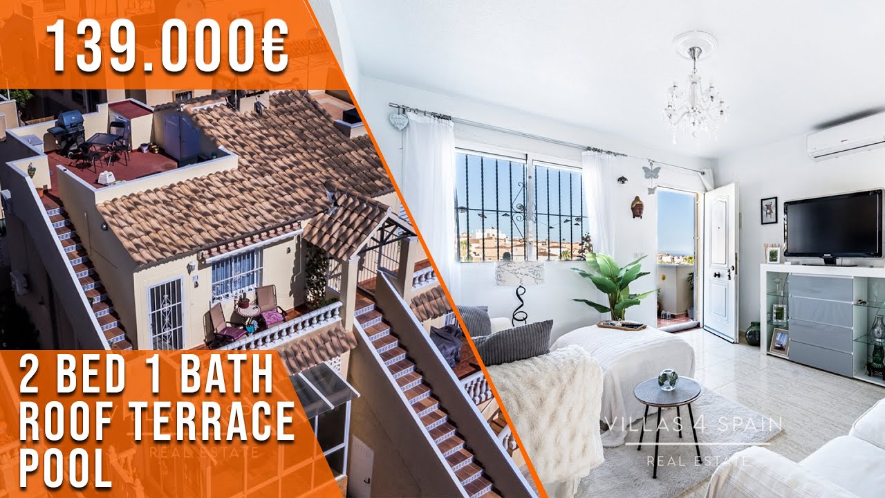 2 bedroom apartment with roof terrace and community pool in El Galan ...