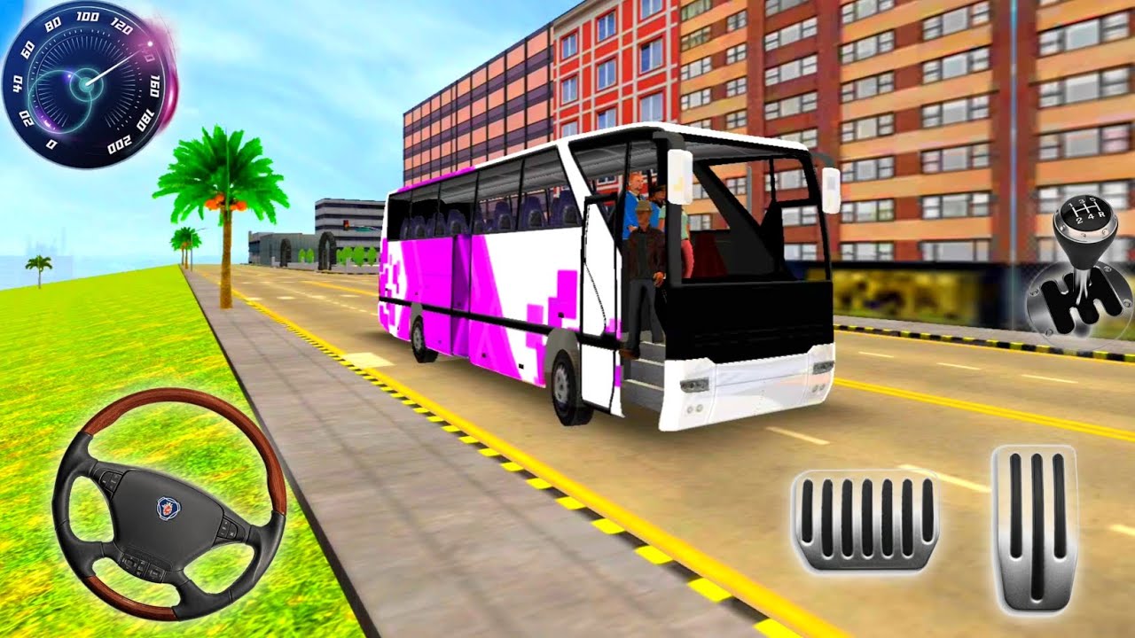 City Bus Simulator Bus Game Play Video.[Android Gameplay] - YouTube