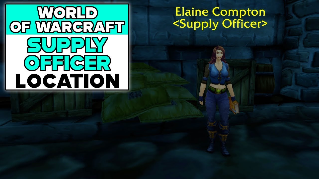 Supply Officer Location WoW Classic Season of Discovery - YouTube