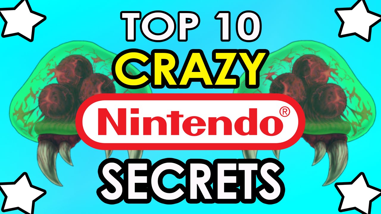 Top 10 CRAZIEST Nintendo Secrets Ever Found - YouTube