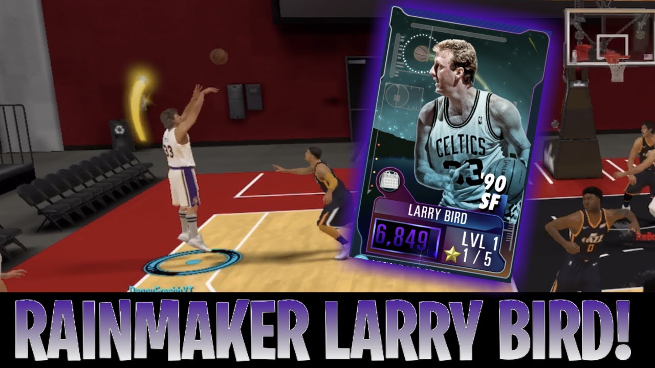 Onyx RAINMAKER Larry Bird Gameplay! | NBA 2k Mobile Season 2 - YouTube