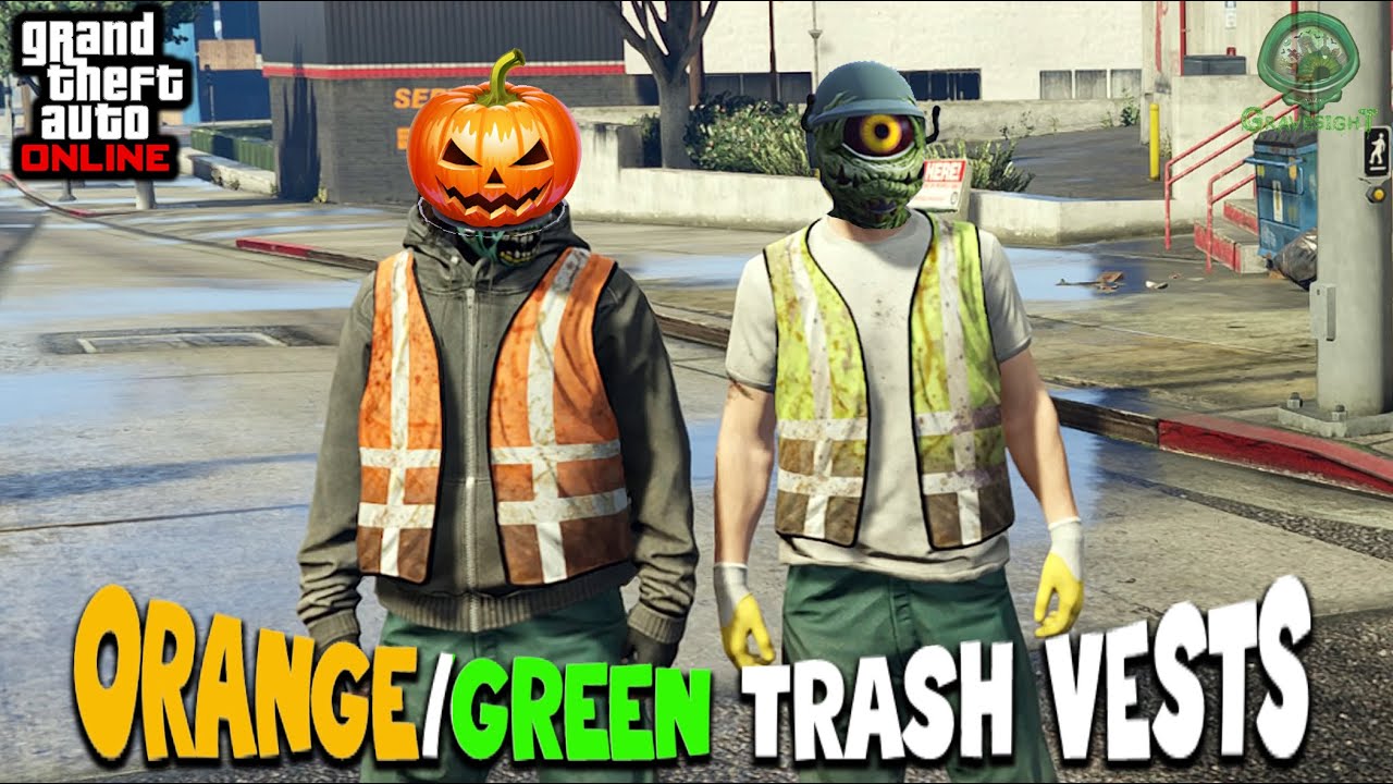 How to Save Orange and Green Trash Vests in GTA Online | Bookmark This ...