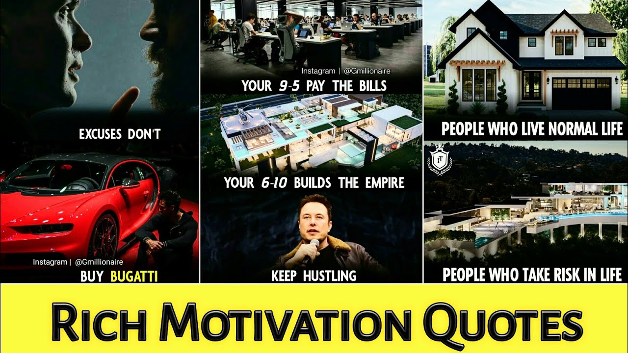 Rich Motivation Quotes That will Force You to Become RICH! - YouTube