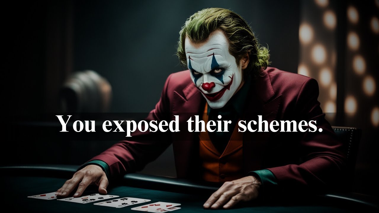 You Exposed Their Schemes, Now They’re Scrambling to Escape - Joker ...