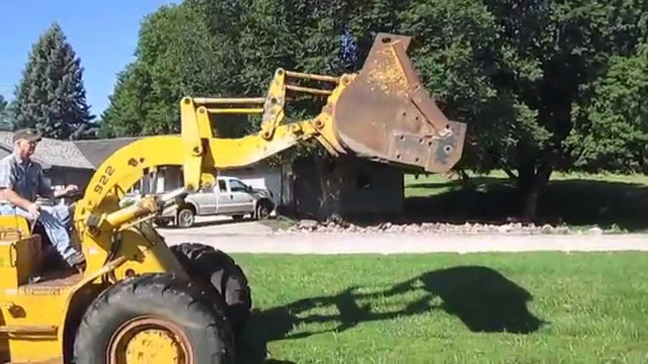 Caterpillar 922B Loader - YouTube