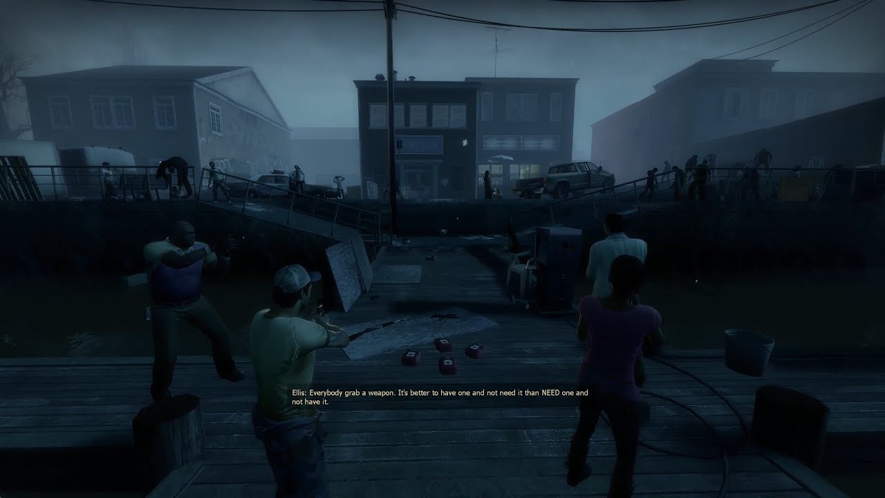 Left 4 Dead 2 Campaign Gameplay 516 - Cold Front: 1: The Town - YouTube