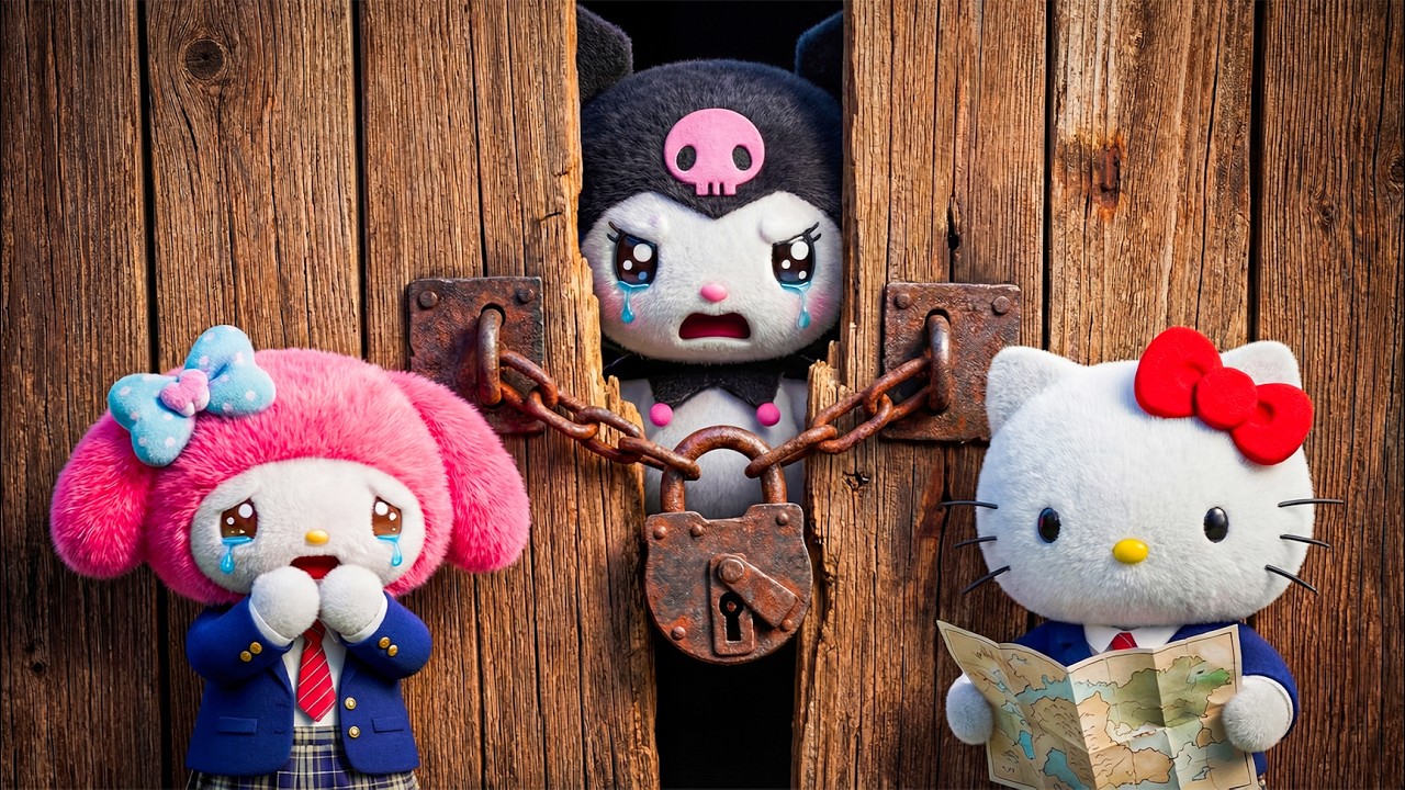 Kuromi Got Locked During Hide and Seek… Melody and Hello Kitty Didn’t ...