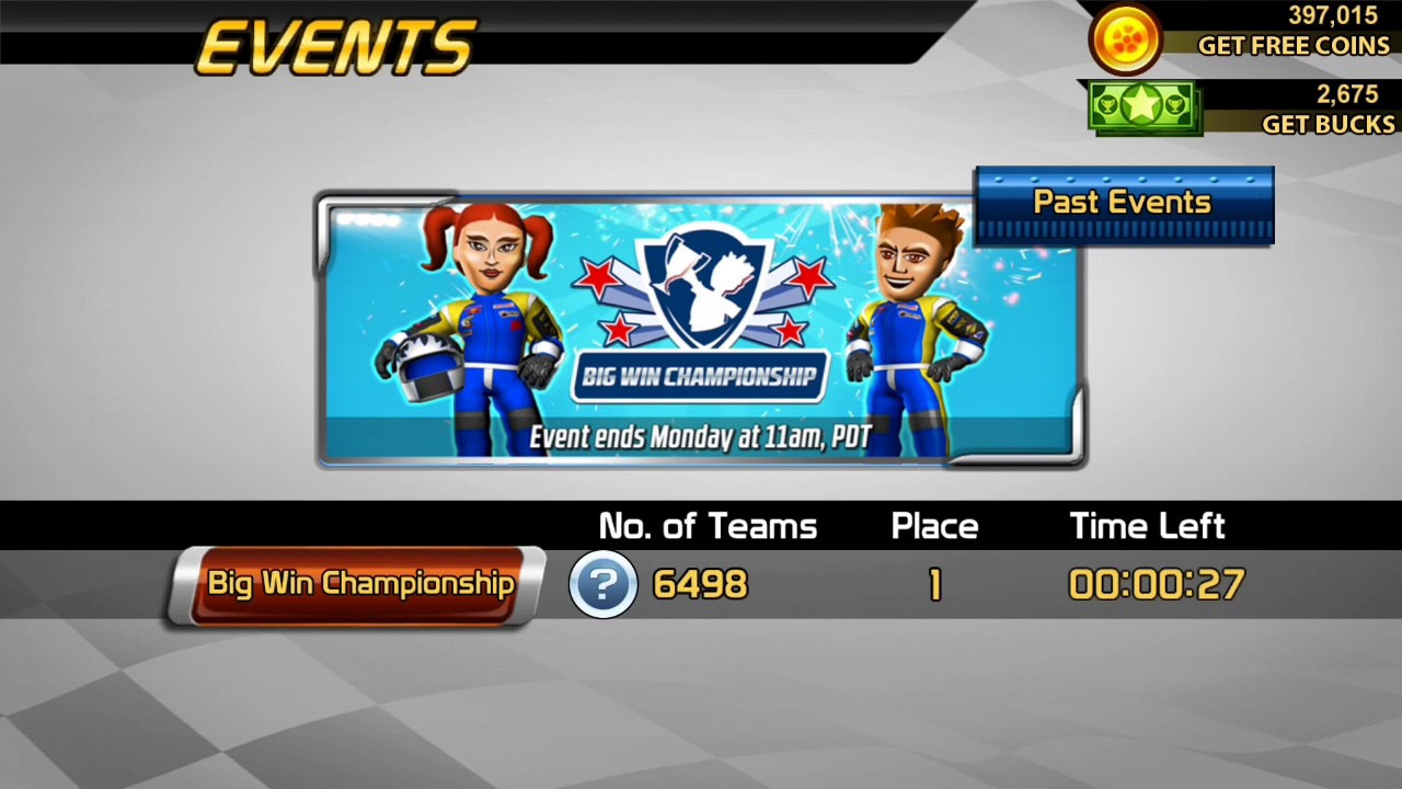 The Countdown to a Possible Big Win Racing Event Win... - YouTube