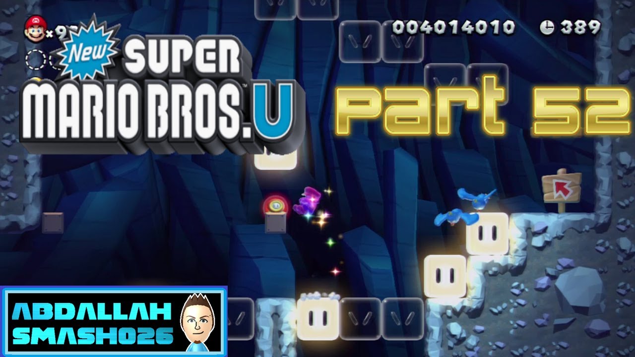 Let's Play New Super Mario Bros U for WiiU - Part 52 - W6-4 "Light ...