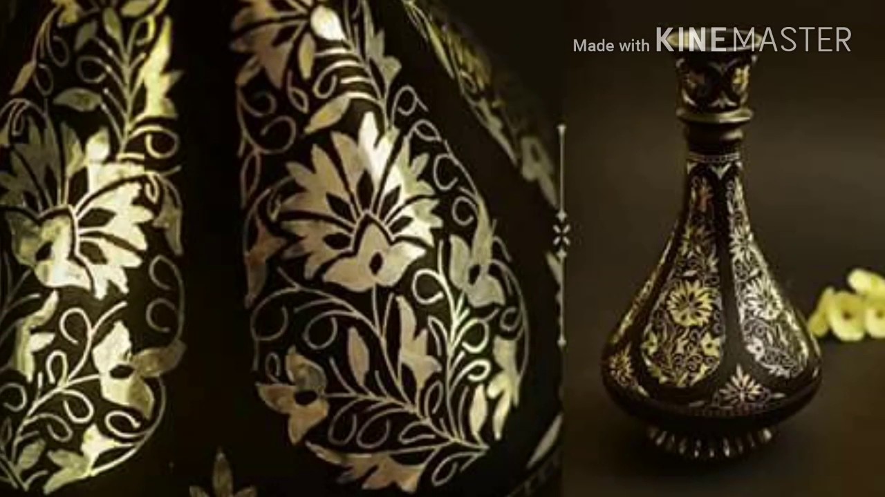 Bidri Products At TAJ BIDRI CRAFT, HYDERABAD. - YouTube