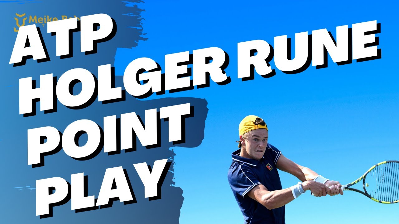 ATP Pro Tennis players point play - Holger Rune - YouTube