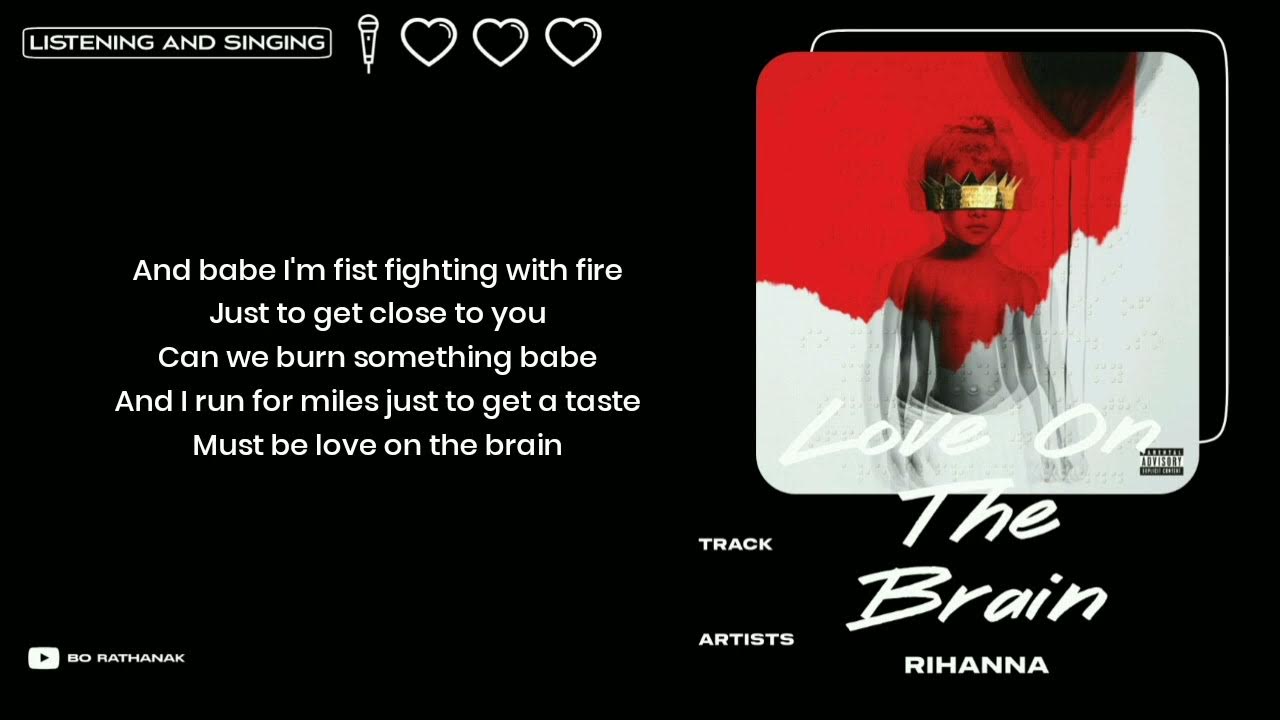 RIHANNA - Love On The Brain LYRICS - YouTube