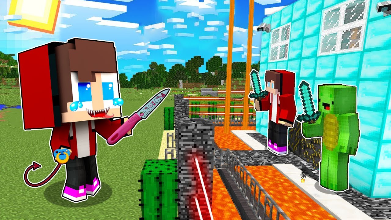 Baby JJ.EXE vs Security House - Minecraft gameplay Thanks to Maizen JJ and Mikey - YouTube