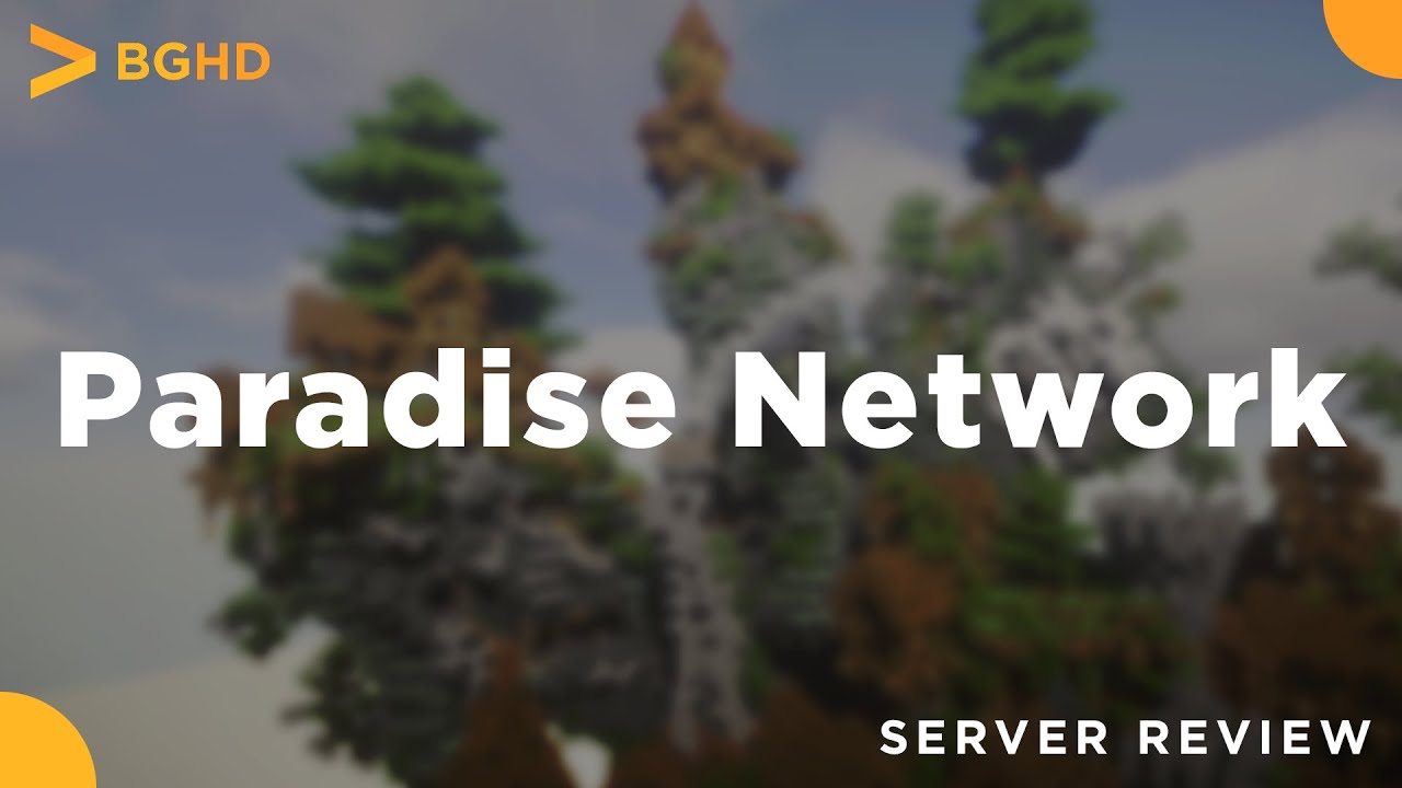 Paradise Network - Minecraft Server Review - YouTube