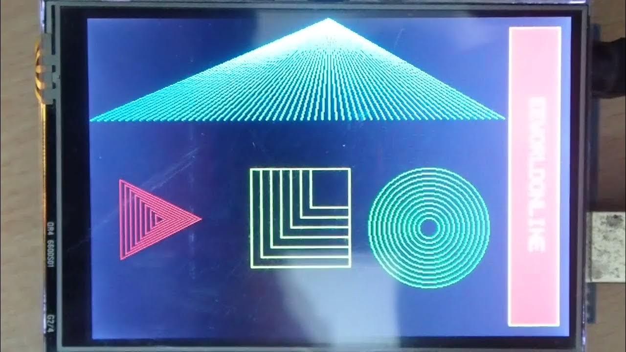 How to use ILI9486 driver 3.5" TFT LCD touch screen with Arduino - YouTube