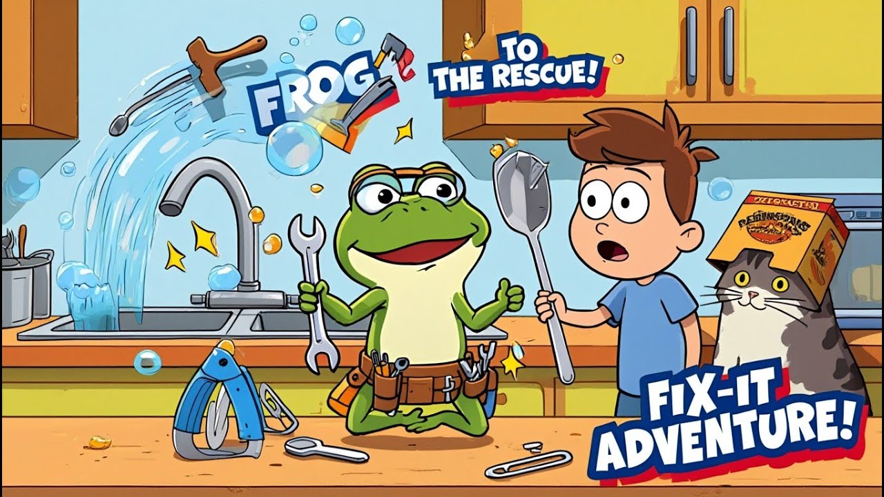 Finn and the Frog Who Fixed Everything | Funny Fix-It Adventure for ...