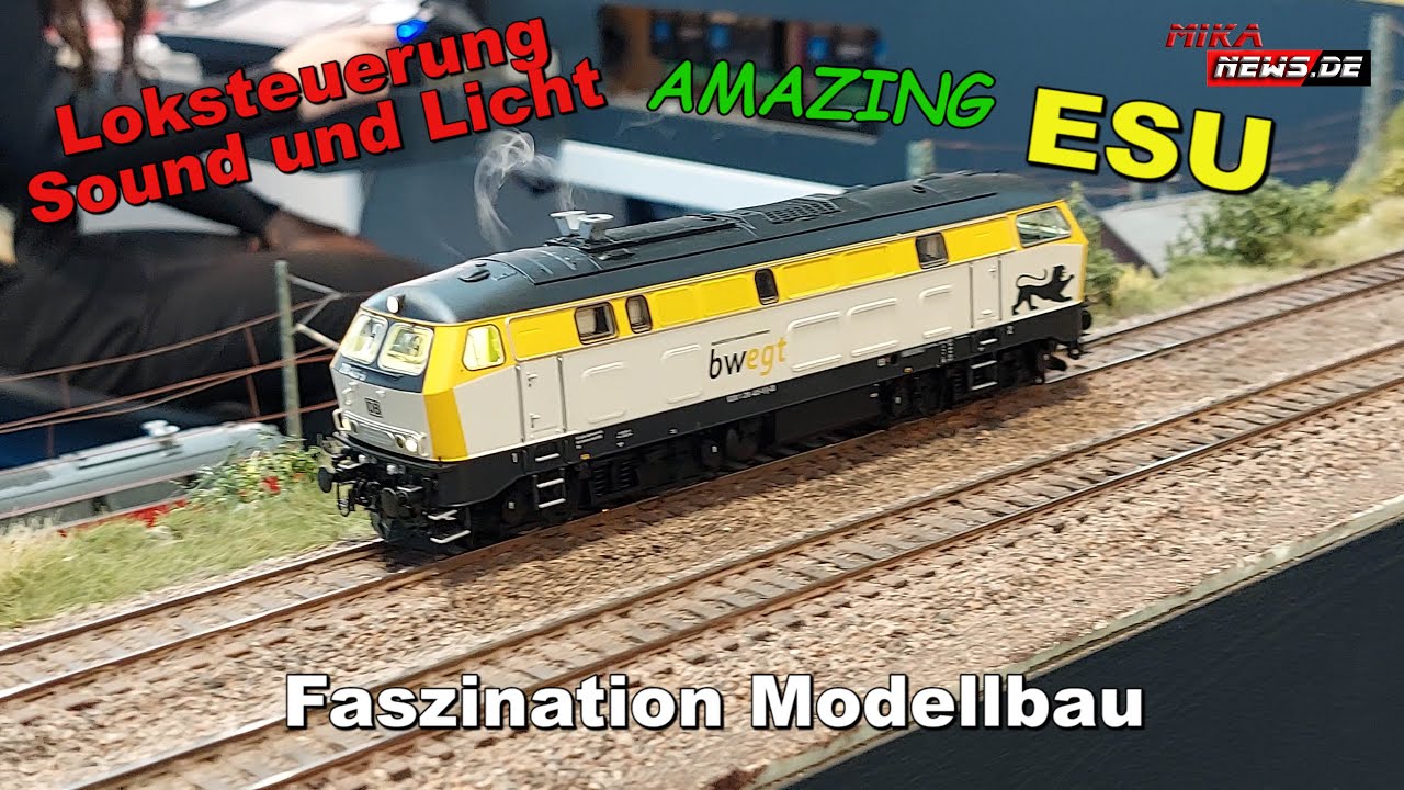 ESU Loksound und Licht - Rundgang - Faszination Modellbau - YouTube