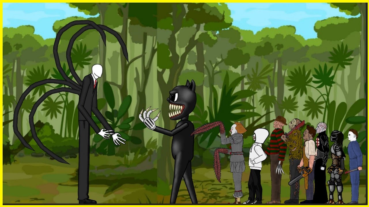 Slenderman Vs Predator