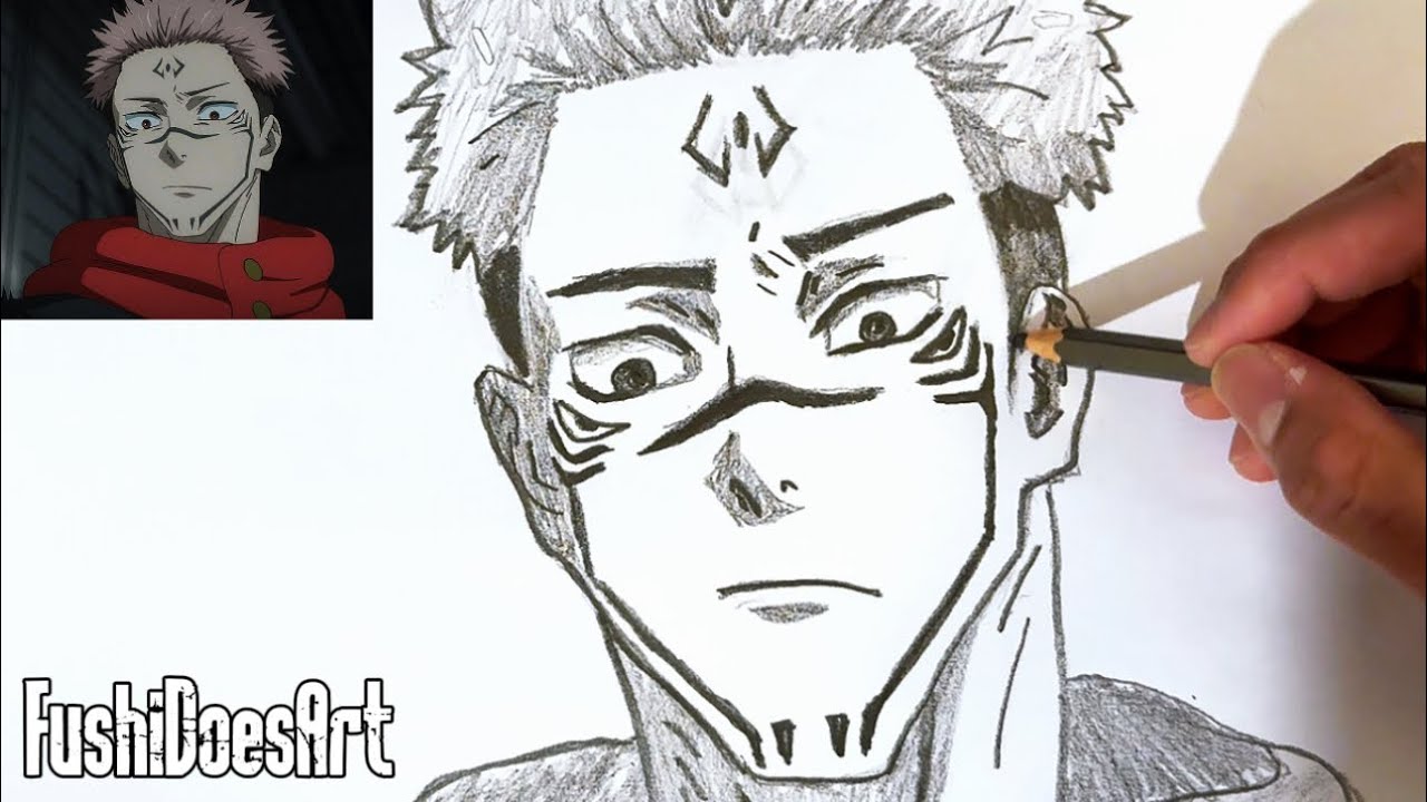 How to Draw Ryomen Sukuna Very Easy! (Jujutsu Kaisen) | Step By Step ...