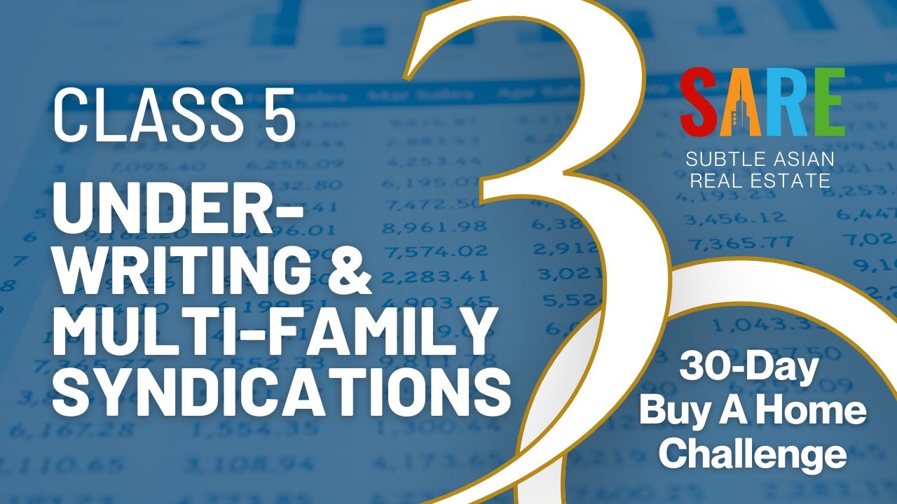 SARE Class 5: Underwriting & Multi-family Syndications w/ Chris Tao ...