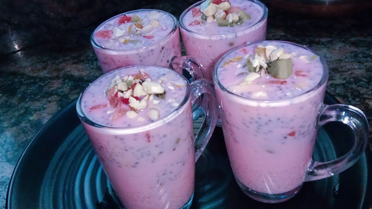 iftar special sabudana sarbat recipe ইফতার স্পেশাল সাবুদানা শরবত রেসিপি ...