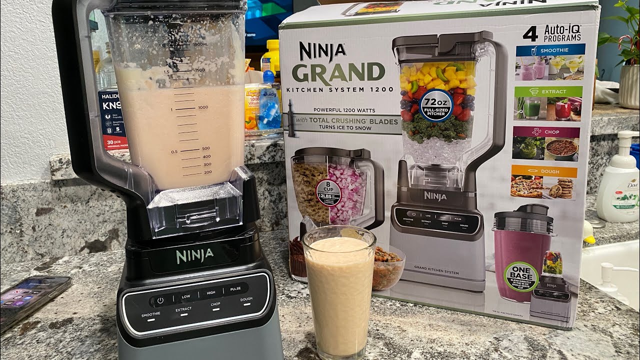 UNBOXING NINJA GRAND BLENDER AND MAKE SMOOTHIE - YouTube