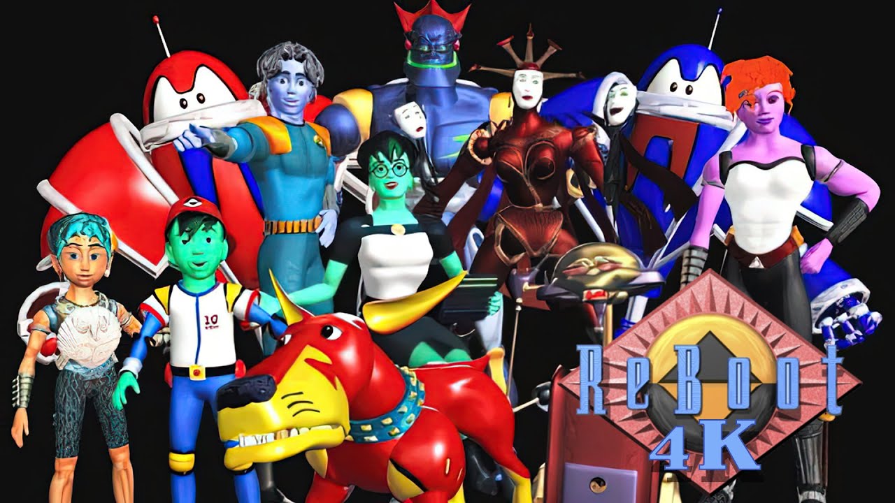 ReBoot [Remastered Intro in 4K] / Повторная загрузка (Перезагрузка ...