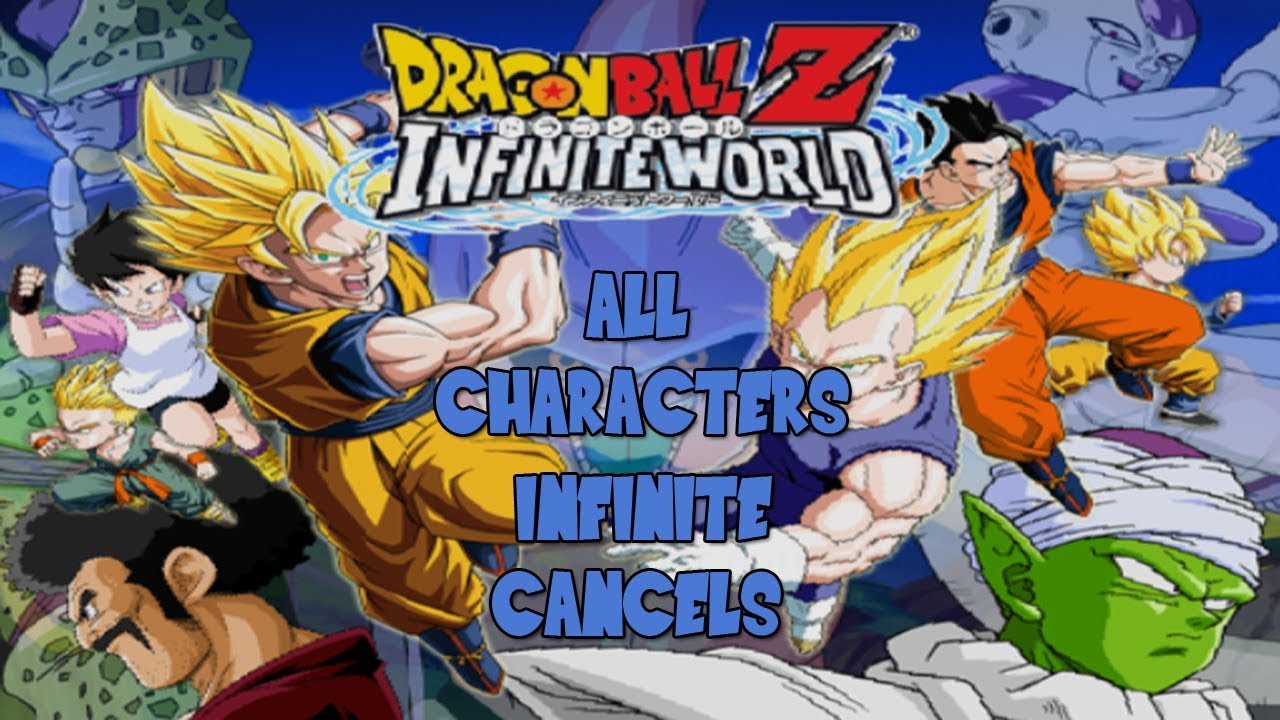 DBZ Infinite World (PS2) - All Characters (Infinite) Exhibition - YouTube