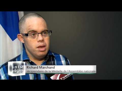 Richard Marchand Médaille de l'assemblée Nationale - YouTube
