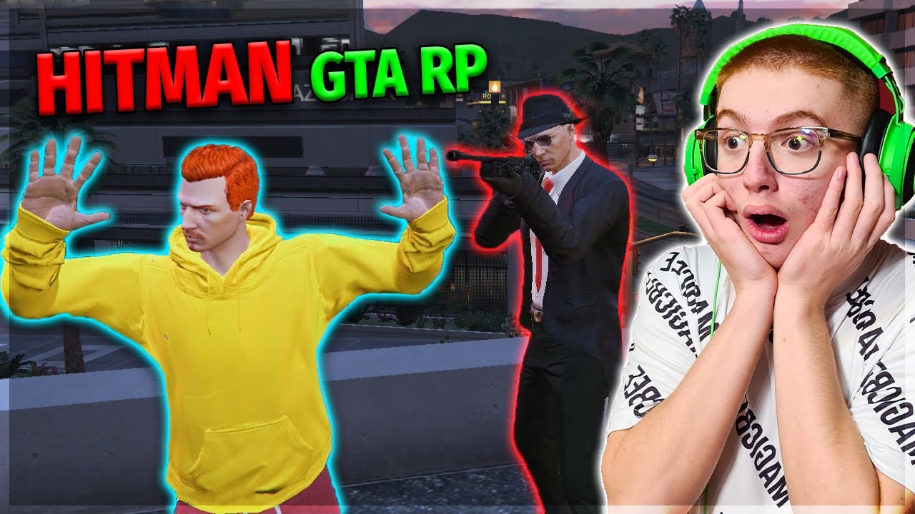 ΜΕ ΚΥΝΗΓΑΕΙ ο HITMAN Στο GTA RP! * ΞΕΦΥΓΑ? * (GTA RP SEASON 1 EPISODE 1 ...