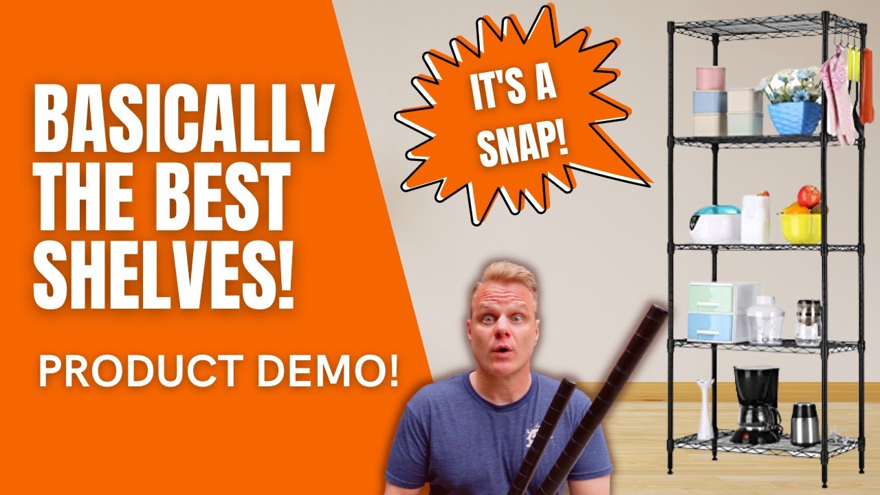 Transform Your Space with Amazon Basics Adjustable Shelving Units ...