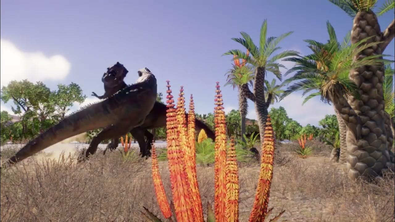 Feathered T Rex Vs Giganotosaurus Jurassic World Evolution Ii Youtube