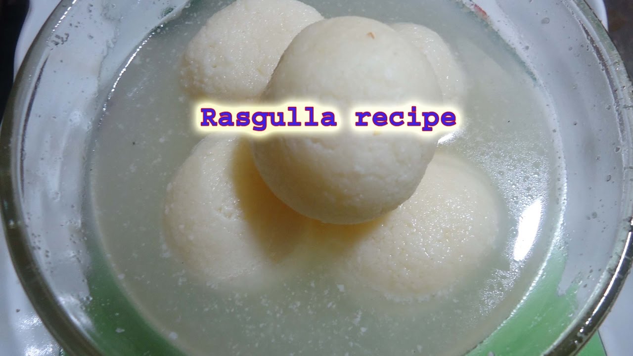 Rasgulla recipe in hindi english - YouTube