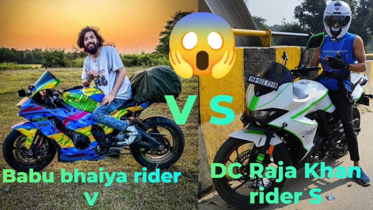 Babu bhaiya rider 🆚 DC Raja Khan rider meetup Salaam alaikum walaikum ...
