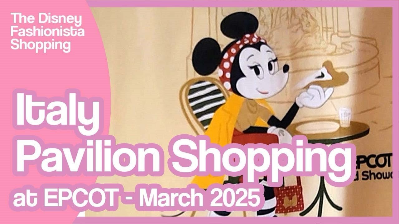 The 2025 Minnie Mouse Collection At The Italy Pavilion in EPCOT - YouTube