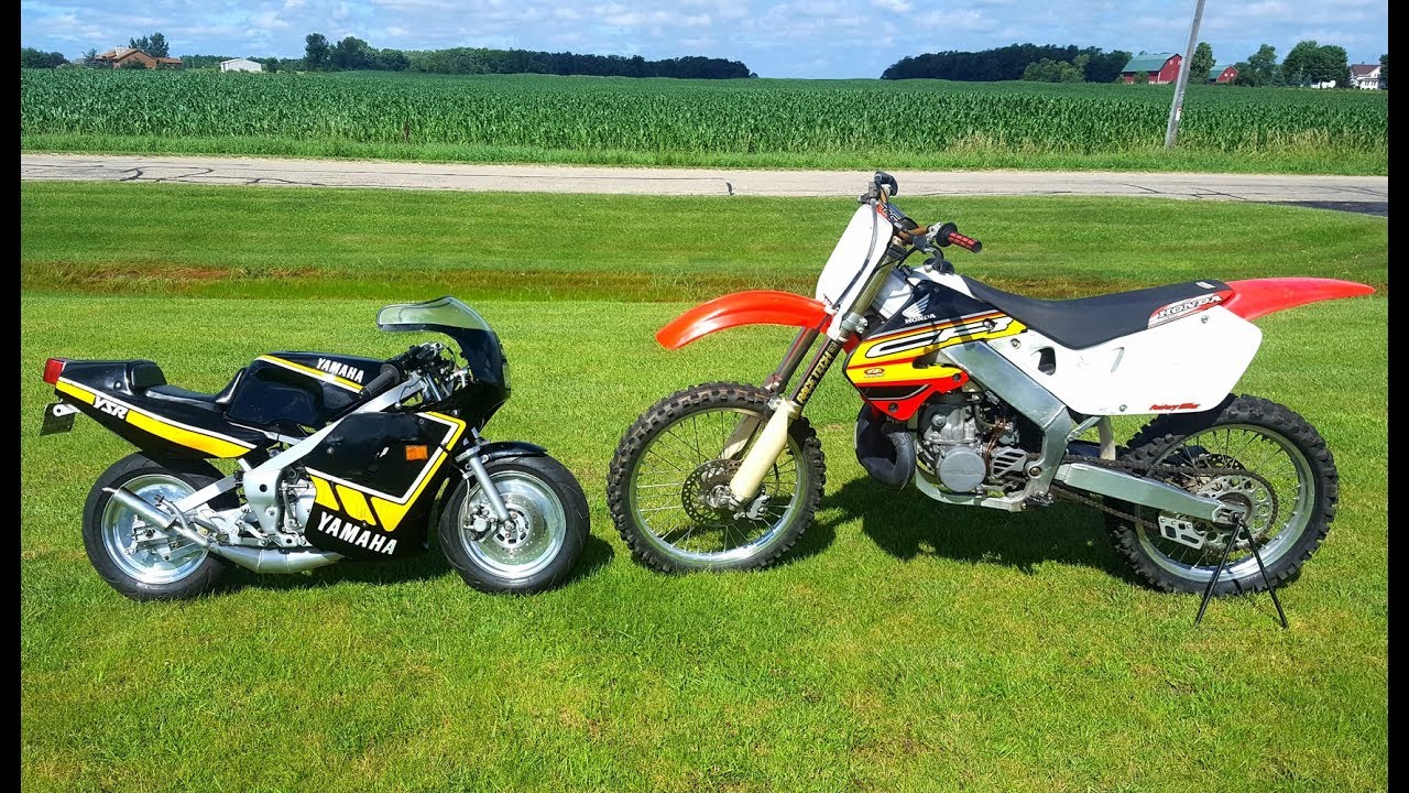 Custom Yamaha Ysr 50 vs Honda Cr 250!!! - YouTube