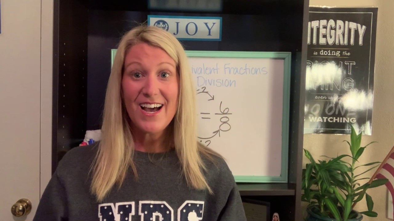 Finding Equivalent Fractions Using Division YouTube Finding Equivalent Fractions Using Division YouTube