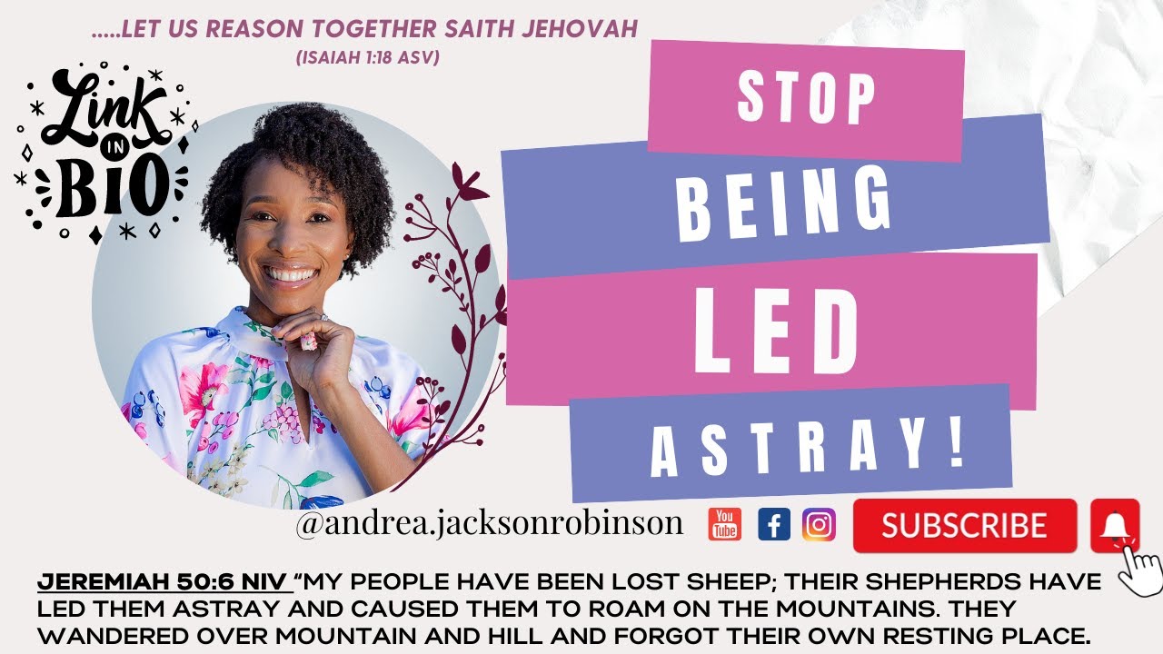 Stop being led Astray! - YouTube